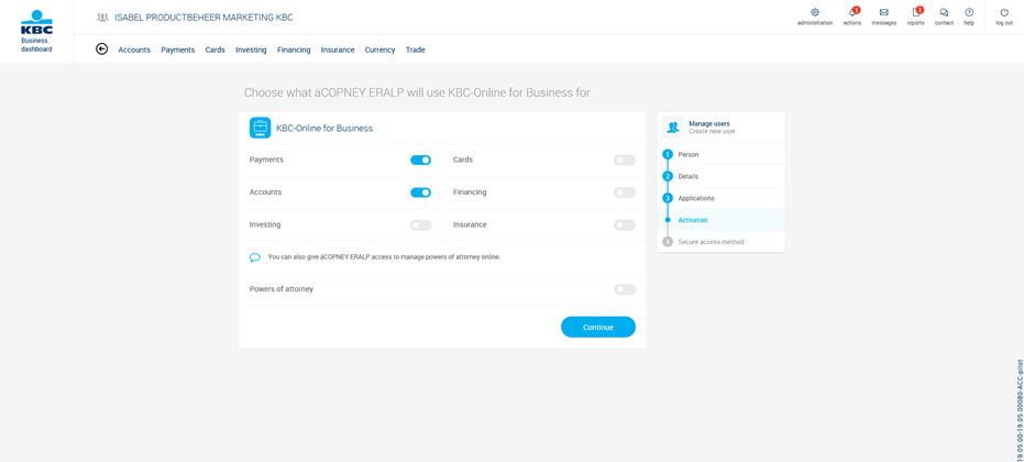 New options in the KBC Business Dashboard - Corporate Banking - KBC ...