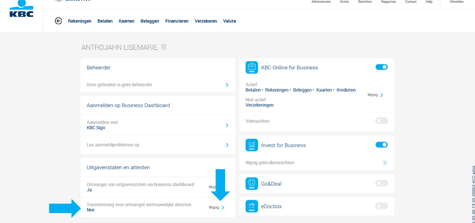 Nieuwe mogelijkheden in het KBC Business Dashboard - Corporate Banking ...