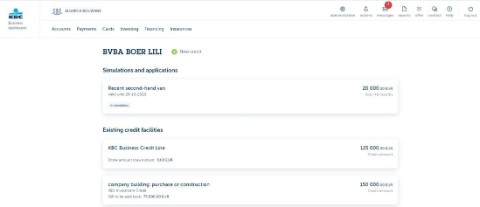 New options in the KBC Business Dashboard - Corporate Banking - KBC ...