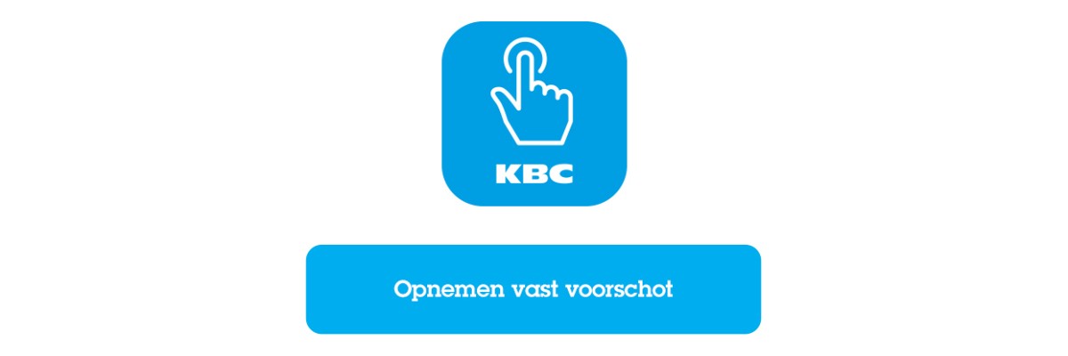 Hoe een vast voorschot opnemen in KBC Touch? - KBC Bank & Verzekering