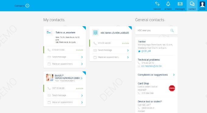 KBC Touch: online banking for PCs and tablets - KBC Banking & Insurance