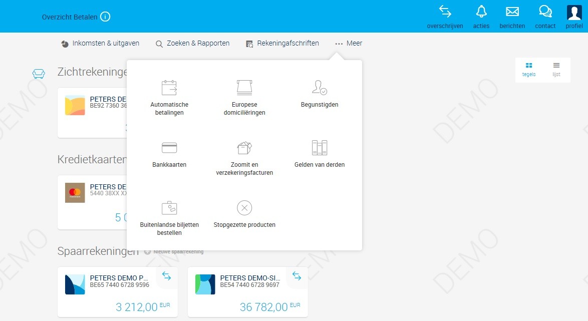 KBC Touch: online banking op je pc en tablet - KBC Bank & Verzekering